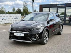 Black Kia Niro 2020 in Vilnius, with an engine capacity of 1.59 L and mileage of 164 thousand km for 16600 €, photo  on AUTOMOTO.COM.LV