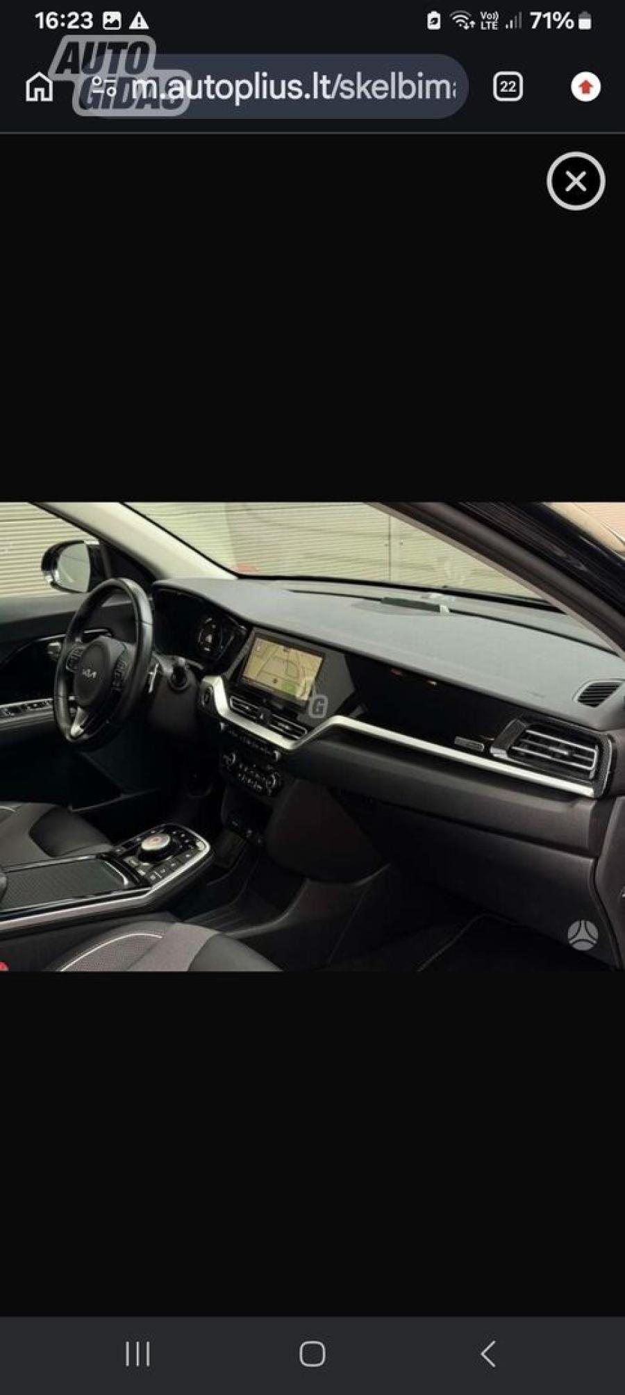 Melns Kia Niro 2021 Viļņa, ar dzinēja tilpumu 0.00 L un nobraukumu 69 tūkst. km par 22000 €, foto 18 vietnē AUTOMOTO.COM.LV