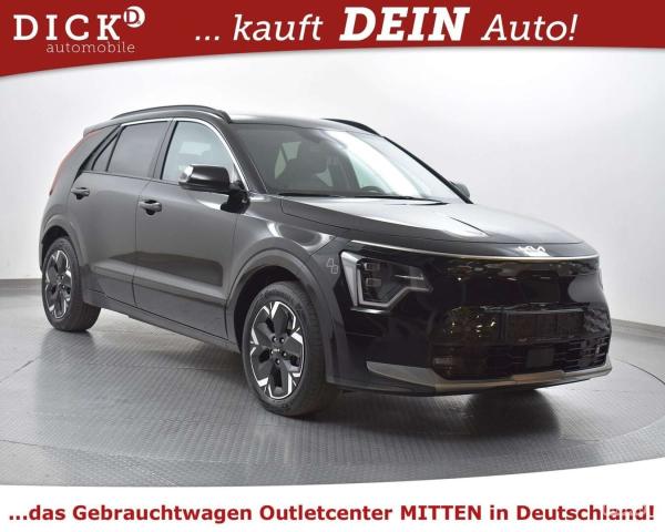 Black Kia Niro 2023 in Kaunas, with an engine capacity of 0.00 L and mileage of 56 thousand km for 26673 €, photo 1 on AUTOMOTO.COM.LV
