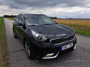 Melns Kia Niro 2018 Tartu, ar dzinēja tilpumu 1.60 L un nobraukumu 120 tūkst. km par 15990 €, foto  vietnē AUTOMOTO.COM.LV