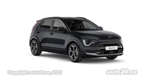 Black Kia Niro 2023 in Tallinn, with an engine capacity of 1.60 L and mileage of 20 thousand km for 25900 €, photo 1 on AUTOMOTO.COM.LV