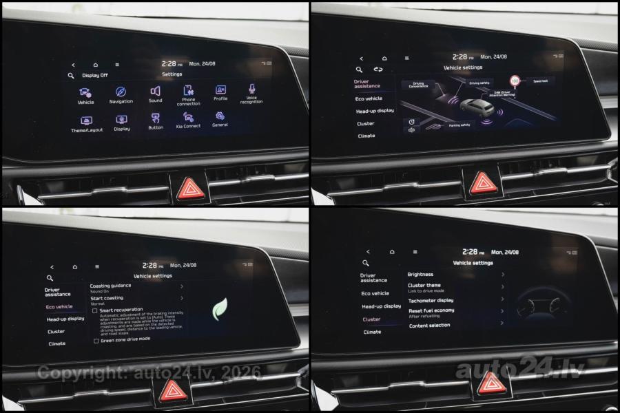 Black Kia Niro 2023 in Tartu, with an engine capacity of 1.80 L and mileage of 17 thousand km for 26900 €, photo 20 on AUTOMOTO.COM.LV