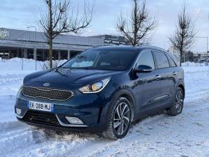 Zils Kia Niro 2017 Viļņa, ar dzinēja tilpumu 1.59 L un nobraukumu 120 tūkst. km par 11900 €, foto  vietnē AUTOMOTO.COM.LV