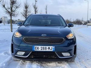 Blue Kia Niro 2017 in Vilnius, with an engine capacity of 1.59 L and mileage of 120 thousand km for 11900 €, photo 10 on AUTOMOTO.COM.LV