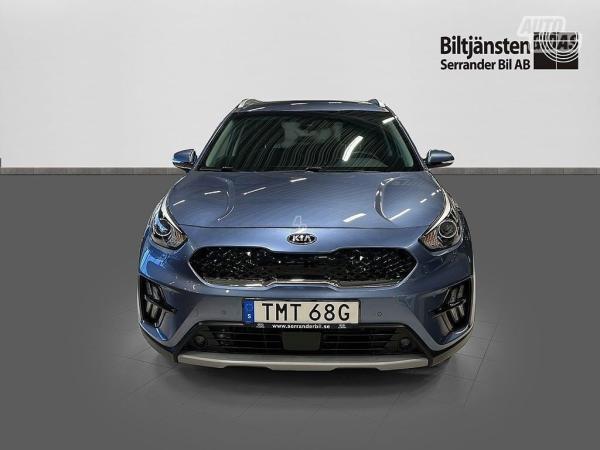 Blue Kia Niro 2020 in Kaunas, with an engine capacity of 0.00 L and mileage of 65 thousand km for 23410 €, photo 2 on AUTOMOTO.COM.LV