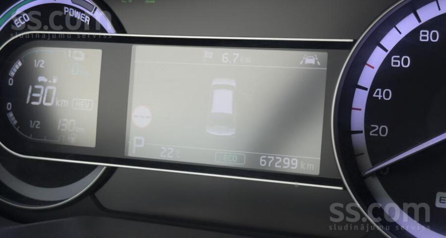 Zils Kia Niro 2020 Rīga, ar dzinēja tilpumu 1.60 L un nobraukumu 65 tūkst. km par 18500 €, foto 16 vietnē AUTOMOTO.COM.LV