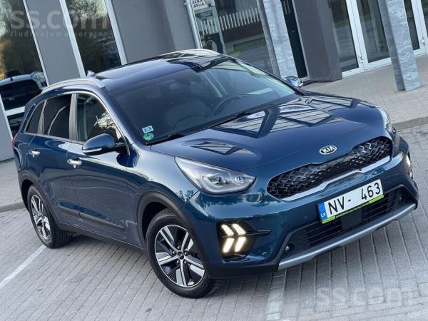 Zils Kia Niro 2021 Jūrmala, ar dzinēja tilpumu 1.60 L un nobraukumu 0 tūkst. km par 21850 €, foto 8 vietnē AUTOMOTO.COM.LV