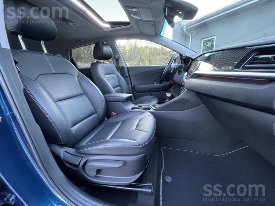 Zils Kia Niro 2021 Jūrmala, ar dzinēja tilpumu 1.60 L un nobraukumu 0 tūkst. km par 16450 €, foto 26 vietnē AUTOMOTO.COM.LV