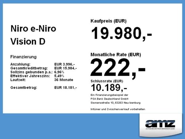 Blue Kia Niro 2021 in Kaunas, with an engine capacity of 0.00 L and mileage of 47 thousand km for 22379 €, photo 3 on AUTOMOTO.COM.LV