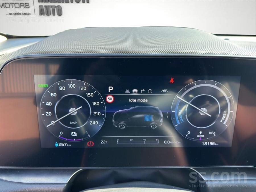 Синий Киа Niro 2023 в Рига, объемом двигателя 0.00 л и пробегом 18 тыс. км за 30990 €, фото 12 на AUTOMOTO.COM.LV