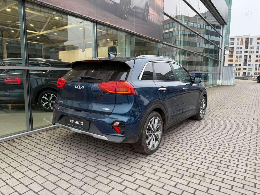 Zils Kia Niro 2021 Viļņa, ar dzinēja tilpumu 1.60 L un nobraukumu 43 tūkst. km par 18500 €, foto 2 vietnē AUTOMOTO.COM.LV