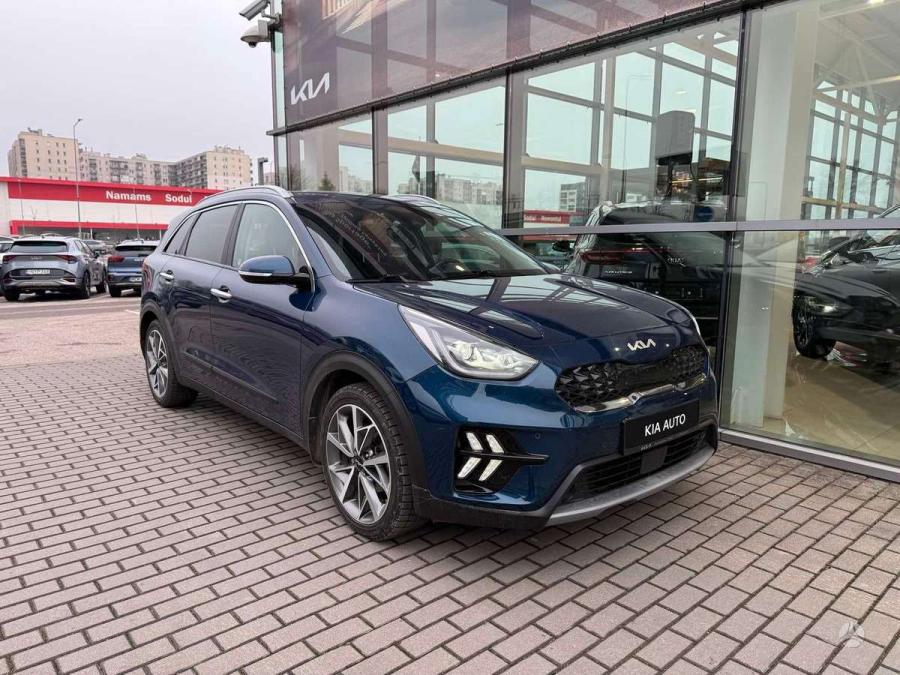Zils Kia Niro 2021 Viļņa, ar dzinēja tilpumu 1.60 L un nobraukumu 43 tūkst. km par 18500 €, foto 15 vietnē AUTOMOTO.COM.LV