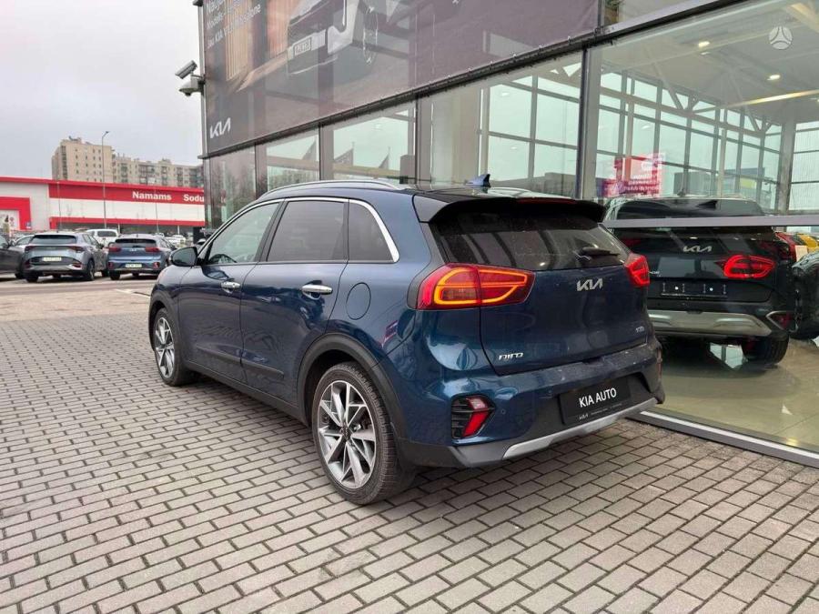 Zils Kia Niro 2021 Viļņa, ar dzinēja tilpumu 1.60 L un nobraukumu 43 tūkst. km par 18500 €, foto 16 vietnē AUTOMOTO.COM.LV