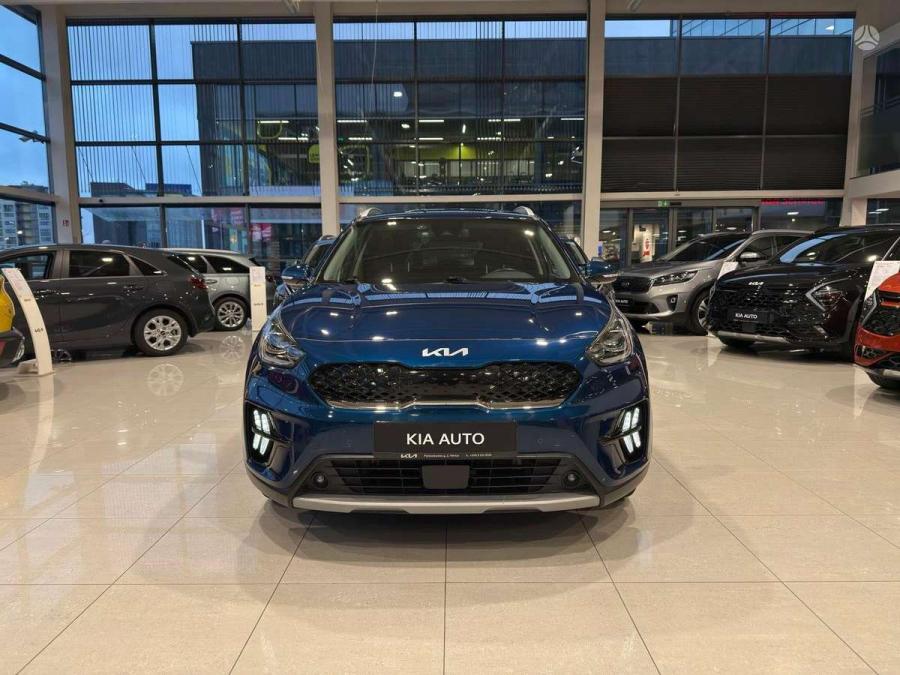 Zils Kia Niro 2021 Viļņa, ar dzinēja tilpumu 1.60 L un nobraukumu 43 tūkst. km par 18500 €, foto 3 vietnē AUTOMOTO.COM.LV