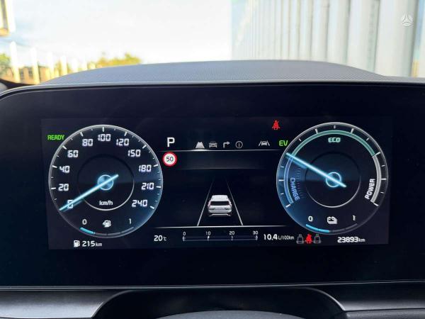 Blue Kia Niro 2024 in Vilnius, with an engine capacity of 1.60 L and mileage of 23 thousand km for 24990 €, photo 7 on AUTOMOTO.COM.LV
