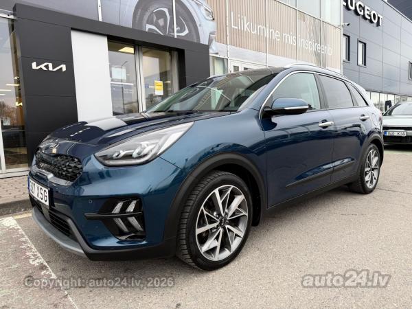 Zils Kia Niro 2021 Tallina, ar dzinēja tilpumu 1.60 L un nobraukumu 63 tūkst. km par 20900 €, foto 1 vietnē AUTOMOTO.COM.LV
