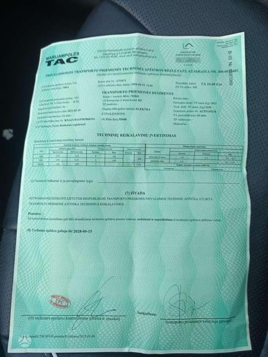 Kia Niro 2021 Marijampole, ar dzinēja tilpumu 0.00 L un nobraukumu 83 tūkst. km par 15299 €, foto 1 vietnē AUTOMOTO.COM.LV