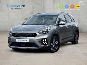 Grey Kia Niro 2020 in Kaunas, with an engine capacity of 1.60 L and mileage of 141 thousand km for 16271 €, photo  on AUTOMOTO.COM.LV