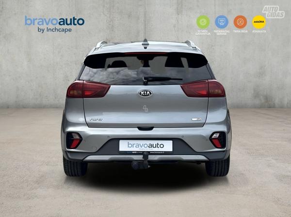 Grey Kia Niro 2020 in Kaunas, with an engine capacity of 1.60 L and mileage of 141 thousand km for 16271 €, photo 4 on AUTOMOTO.COM.LV