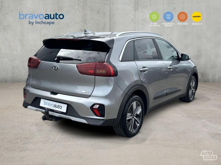 Grey Kia Niro 2020 in Kaunas, with an engine capacity of 1.60 L and mileage of 141 thousand km for 16271 €, photo 6 on AUTOMOTO.COM.LV