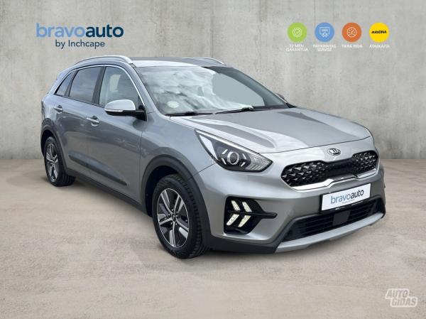 Grey Kia Niro 2020 in Kaunas, with an engine capacity of 1.60 L and mileage of 141 thousand km for 16271 €, photo 7 on AUTOMOTO.COM.LV