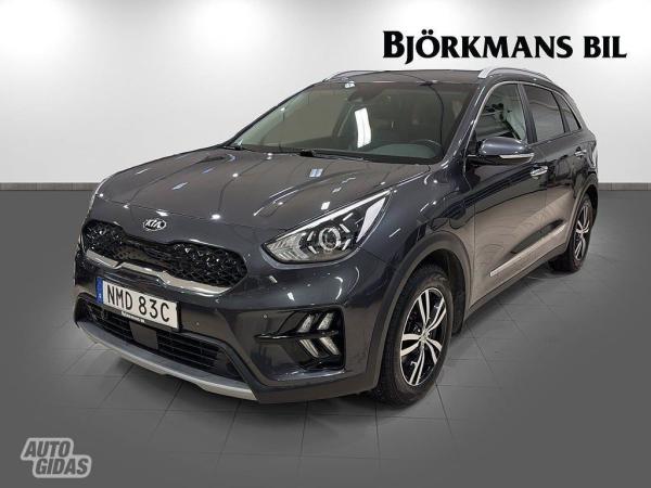 Grey Kia Niro 2021 in Kaunas, with an engine capacity of 0.00 L and mileage of 68 thousand km for 25376 €, photo 1 on AUTOMOTO.COM.LV