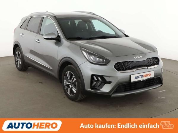 Grey Kia Niro 2021 in Kaunas, with an engine capacity of 1.60 L and mileage of 56 thousand km for 24409 €, photo 8 on AUTOMOTO.COM.LV