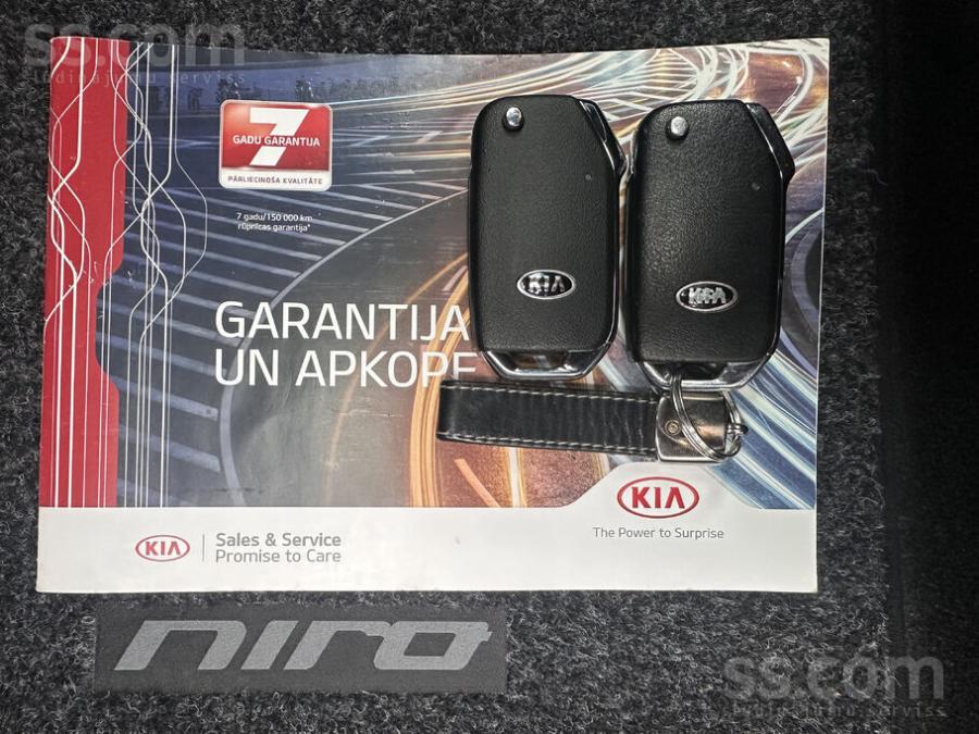 Серый Киа Niro 2021 в Рига, объемом двигателя 1.60 л и пробегом 65 тыс. км за 18000 €, фото 36 на AUTOMOTO.COM.LV