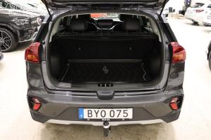 Grey Kia Niro 2022 in Kaunas, with an engine capacity of 0.00 L and mileage of 73 thousand km for 25366 €, photo 6 on AUTOMOTO.COM.LV