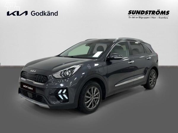 Grey Kia Niro 2022 in Kaunas, with an engine capacity of 0.00 L and mileage of 50 thousand km for 28324 €, photo 1 on AUTOMOTO.COM.LV