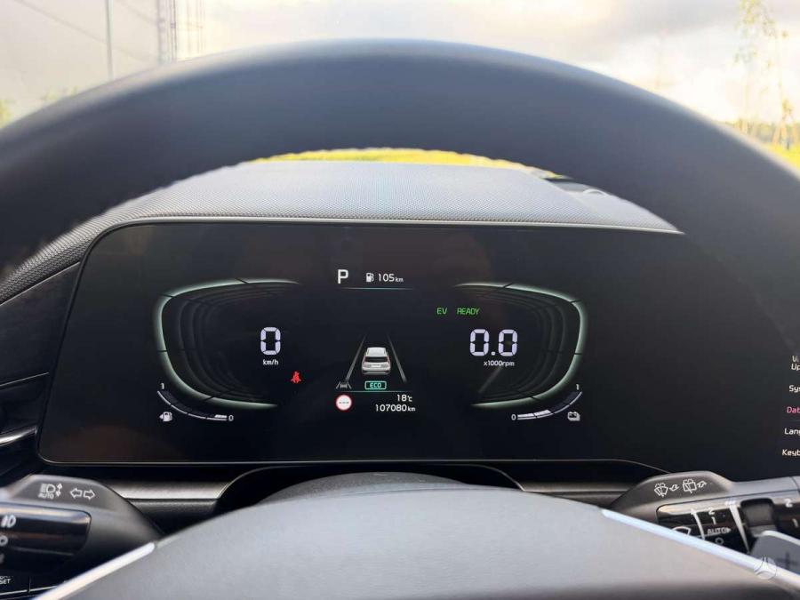 Pelēks Kia Niro 2022 Viļņa, ar dzinēja tilpumu 1.59 L un nobraukumu 107 tūkst. km par 20500 €, foto 28 vietnē AUTOMOTO.COM.LV