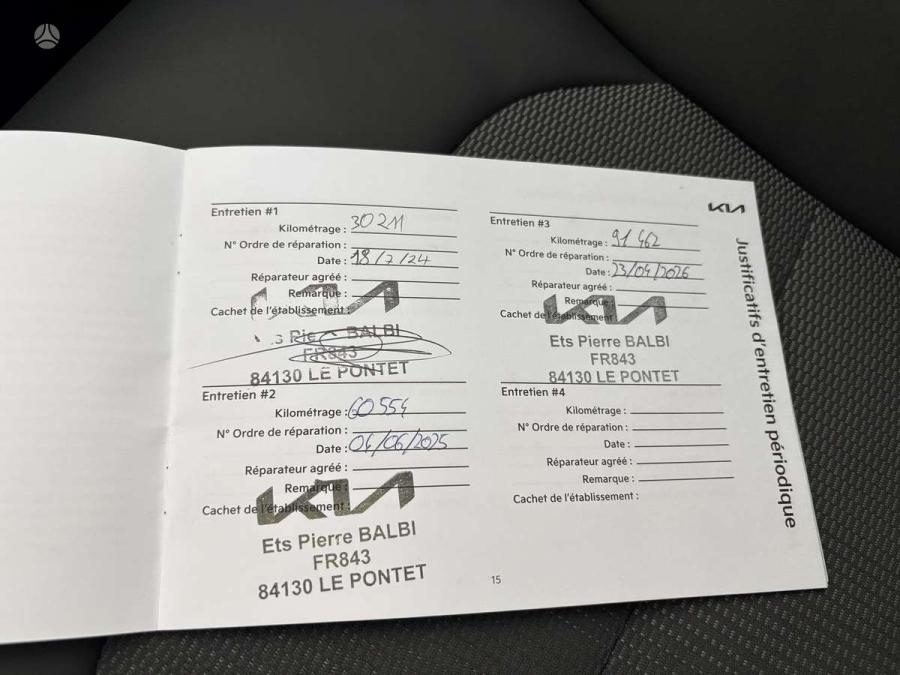 Pelēks Kia Niro 2023 Viļņa, ar dzinēja tilpumu 0.00 L un nobraukumu 92 tūkst. km par 24500 €, foto 26 vietnē AUTOMOTO.COM.LV