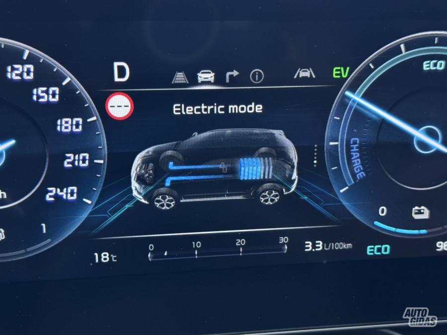 Серый Киа Niro 2024 в Авиженяй, объемом двигателя 1.60 л и пробегом 10 тыс. км за 27950 €, фото 17 на AUTOMOTO.COM.LV
