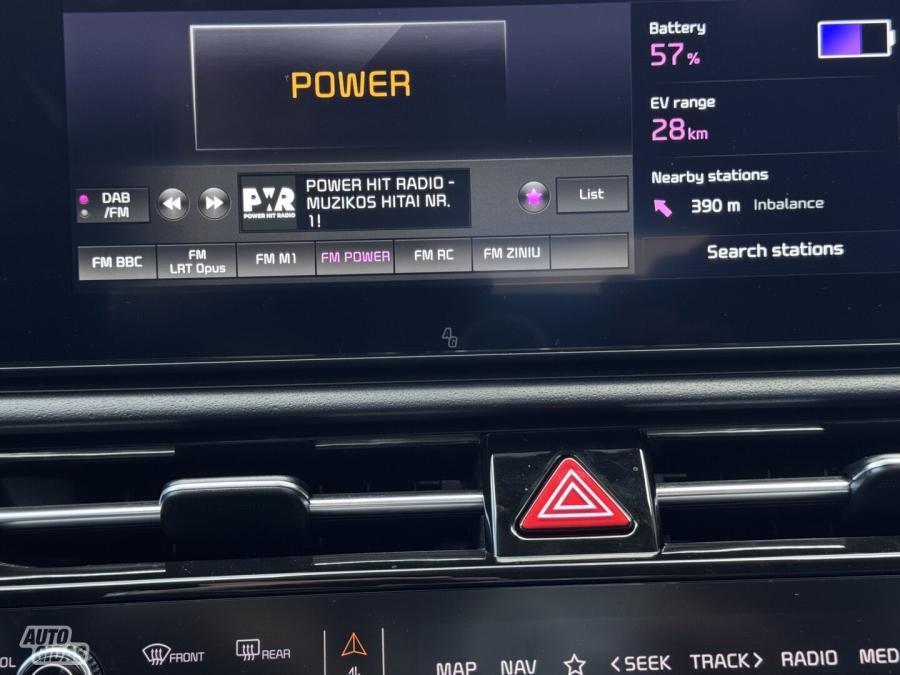 Серый Киа Niro 2024 в Авиженяй, объемом двигателя 1.60 л и пробегом 10 тыс. км за 27950 €, фото 20 на AUTOMOTO.COM.LV
