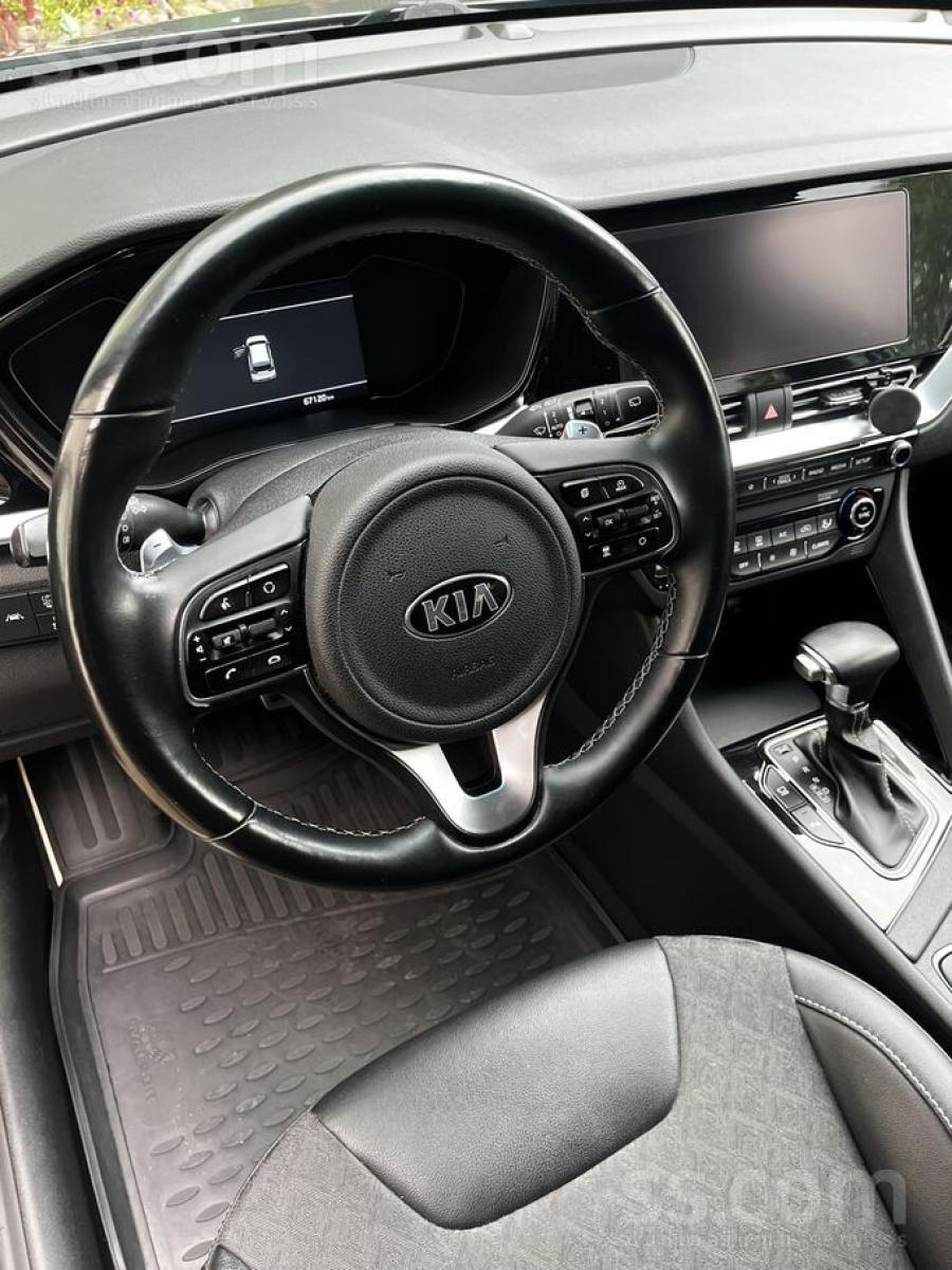 Pelēks Kia Niro 2022 Rīga, ar dzinēja tilpumu 1.60 L un nobraukumu 67 tūkst. km par 18300 €, foto 11 vietnē AUTOMOTO.COM.LV