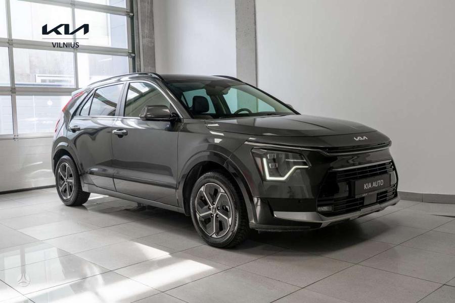 Grey Kia Niro 2024 in Vilnius, with an engine capacity of 1.60 L and mileage of 66 thousand km for 26500 €, photo 25 on AUTOMOTO.COM.LV