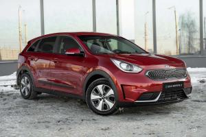 Sarkans Kia Niro 2019 Viļņa, ar dzinēja tilpumu 1.59 L un nobraukumu 121 tūkst. km par 11950 €, foto 6 vietnē AUTOMOTO.COM.LV