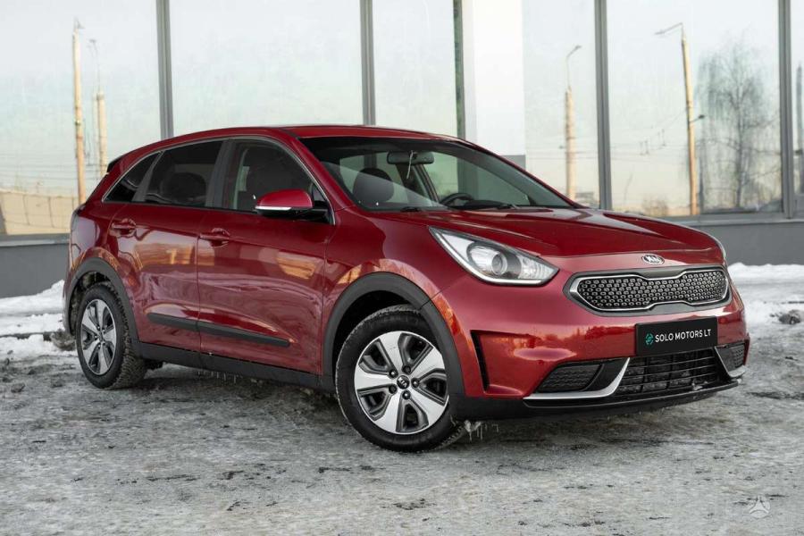 Sarkans Kia Niro 2019 Viļņa, ar dzinēja tilpumu 1.59 L un nobraukumu 121 tūkst. km par 11950 €, foto 6 vietnē AUTOMOTO.COM.LV