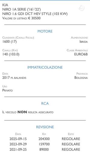 Красный Киа Niro 2017 в Паневежис, объемом двигателя 1.60 л и пробегом 223 тыс. км за 10900 €, фото 13 на AUTOMOTO.COM.LV