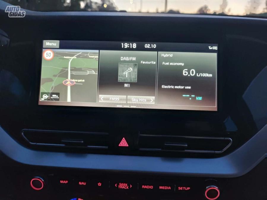 Фиолетовый Киа Niro 2020 в Алитус, объемом двигателя 1.60 л и пробегом 170 тыс. км за 12999 €, фото 16 на AUTOMOTO.COM.LV