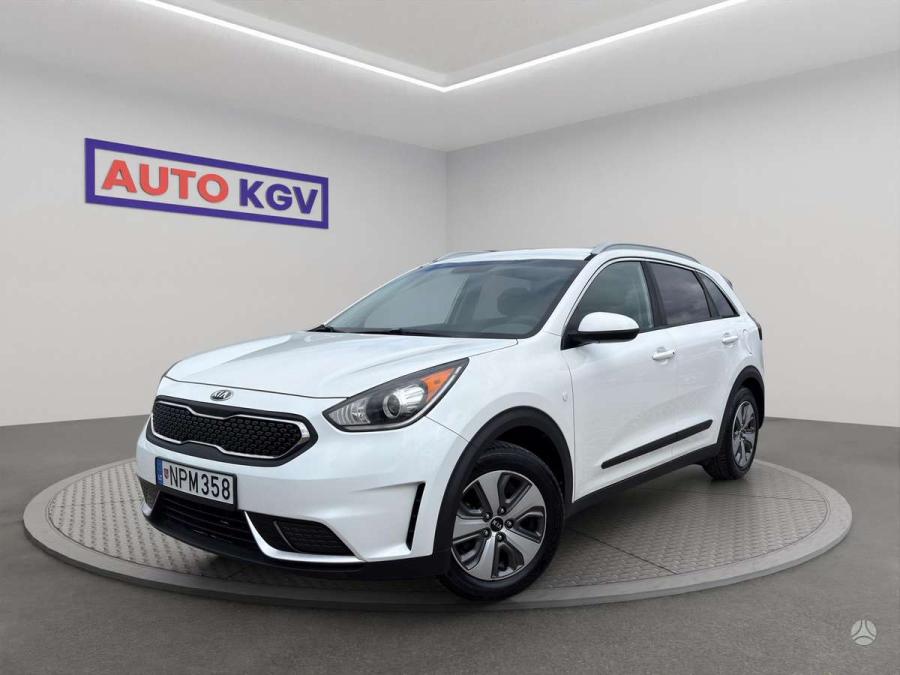 Белый Киа Niro 2019 в Каунас, объемом двигателя 1.60 л и пробегом 148 тыс. км за 12499 €, фото 1 на AUTOMOTO.COM.LV