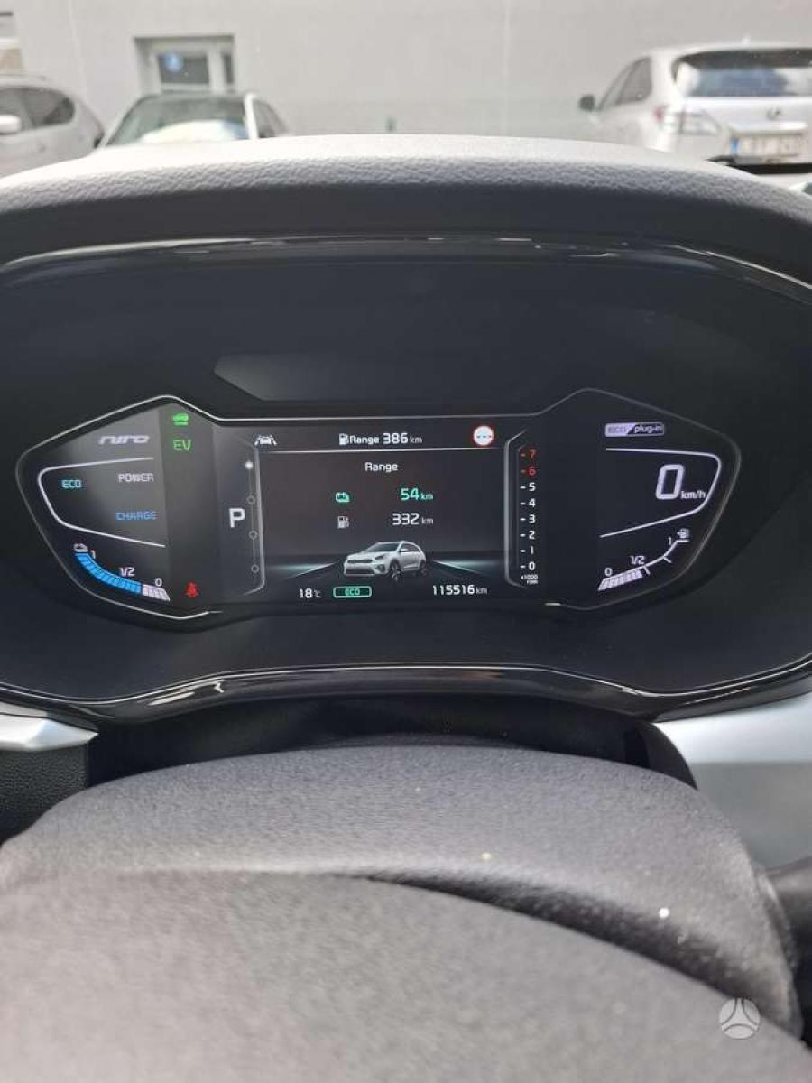Balts Kia Niro 2020 Viļņa, ar dzinēja tilpumu 1.58 L un nobraukumu 116 tūkst. km par 16990 €, foto 11 vietnē AUTOMOTO.COM.LV