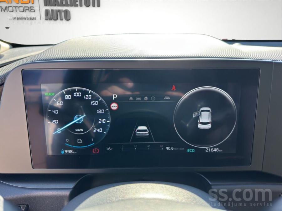 Balts Kia Niro 2023 Rīga, ar dzinēja tilpumu 1.60 L un nobraukumu 22 tūkst. km par 27990 €, foto 12 vietnē AUTOMOTO.COM.LV