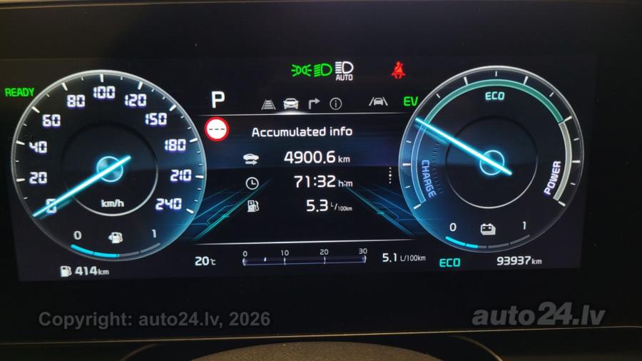 Белый Киа Niro 2022 в Пярну, объемом двигателя 1.60 л и пробегом 94 тыс. км за 23900 €, фото 10 на AUTOMOTO.COM.LV