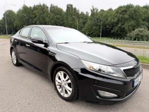 Black Kia Optima 2014 in Vilnius, with an engine capacity of 2.36 L and mileage of 95 thousand km for 7500 €, photo  on AUTOMOTO.COM.LV