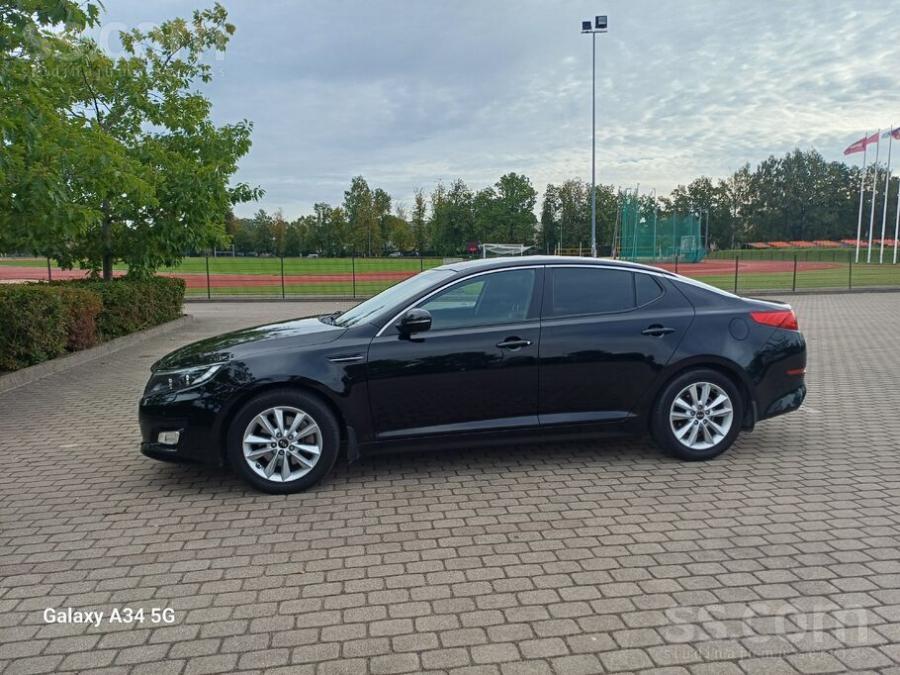 Melns Kia Optima 2014 Jelgava, ar dzinēja tilpumu 1.70 L un nobraukumu 199 tūkst. km par 6300 €, foto 1 vietnē AUTOMOTO.COM.LV