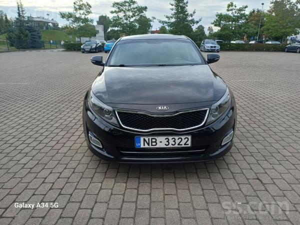 Black Kia Optima 2014 in Jelgava, with an engine capacity of 1.70 L and mileage of 199 thousand km for 6300 €, photo 3 on AUTOMOTO.COM.LV
