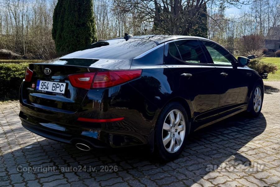 Black Kia Optima 2015 in Tallinn, with an engine capacity of 2.00 L and mileage of 116 thousand km for 10000 €, photo 7 on AUTOMOTO.COM.LV