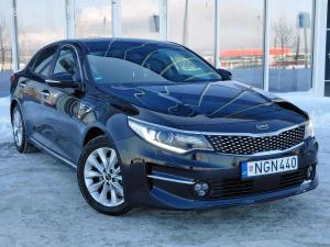 Black Kia Optima 2016 in Vilnius, with an engine capacity of 1.69 L and mileage of 160 thousand km for 8000 €, photo  on AUTOMOTO.COM.LV