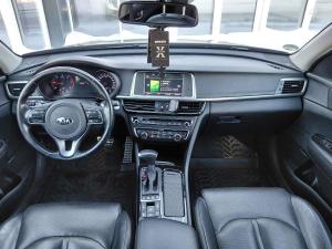 Black Kia Optima 2016 in Vilnius, with an engine capacity of 1.69 L and mileage of 160 thousand km for 8000 €, photo 13 on AUTOMOTO.COM.LV